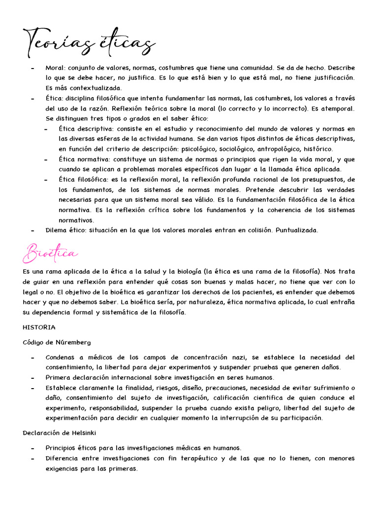 Principio Ético de Autonomía en Bioética | PDF | Moralidad ...