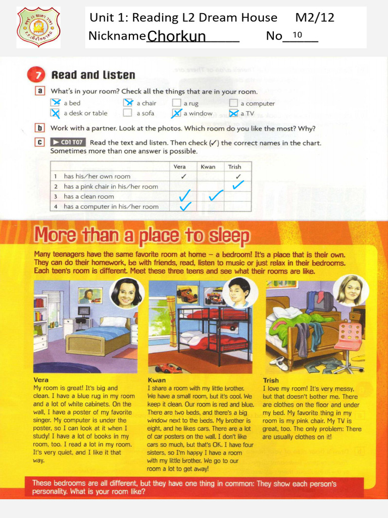 Edited - Phasathon - PA - Unit 1 Reading L2 Dream House M2 | PDF