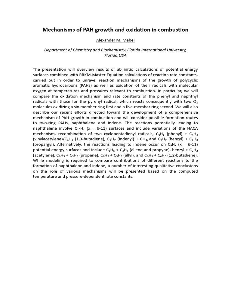 Invited Speaker Abstract-All | PDF | Chemical Reactions | Chemistry