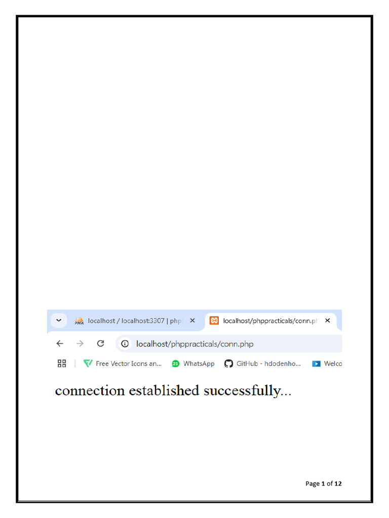 Unit-6-Connectivity With PHP and MYSQL | PDF | Php | Web Development