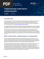 CRA Multi-Factor Authentication Grid | PDF
