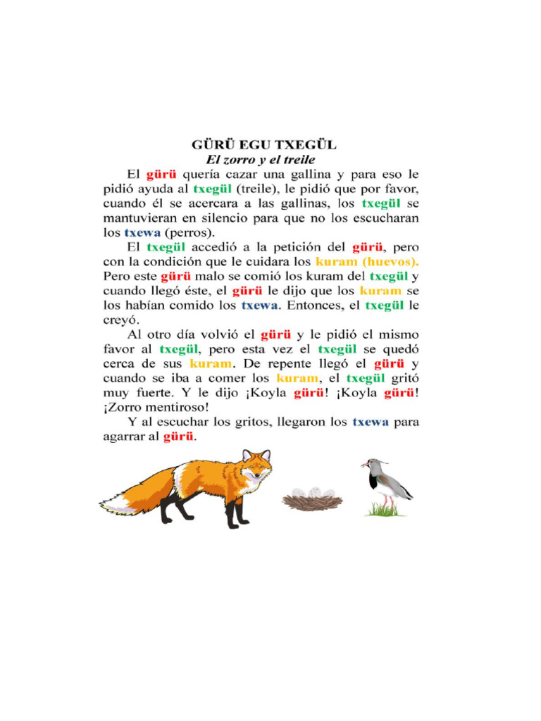 EPEW El Zorro y El Treile 1º y 2º 2024 | PDF