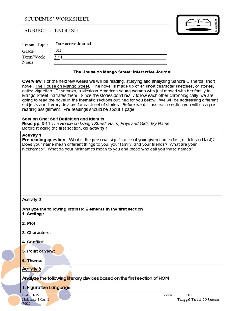 English W1 | PDF