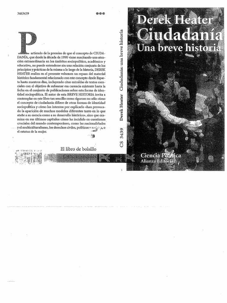 Ciudadania - Una Breve Historia - Derek Heater | PDF