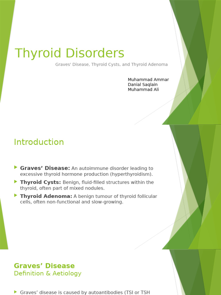 Thyroid Cyst Adenoma Graves | PDF | Thyroid | Hyperthyroidism