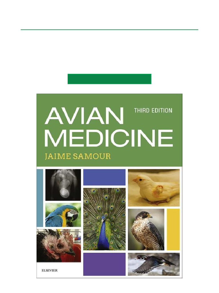 Avian Medicine 3rd Edition PDF Download | PDF