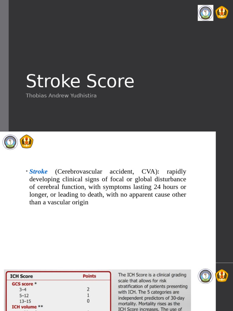 Stroke Score | PDF