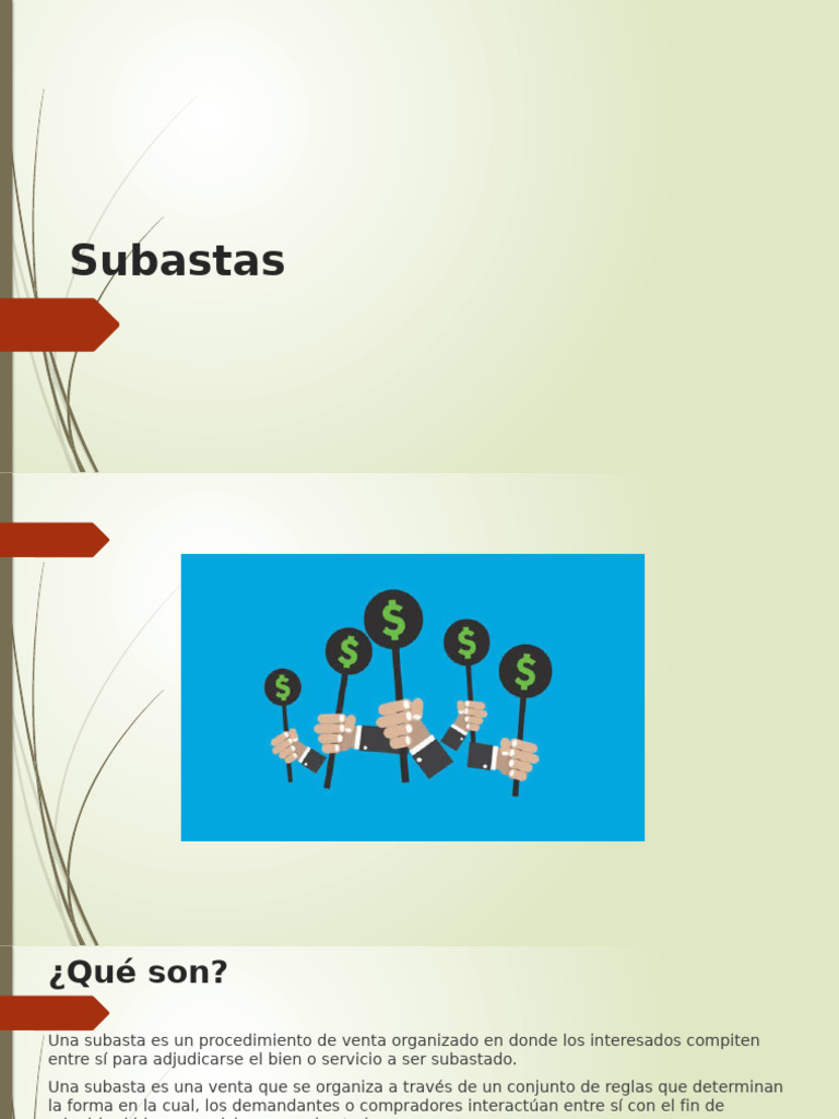 Subastas | PDF | Subasta | Logística