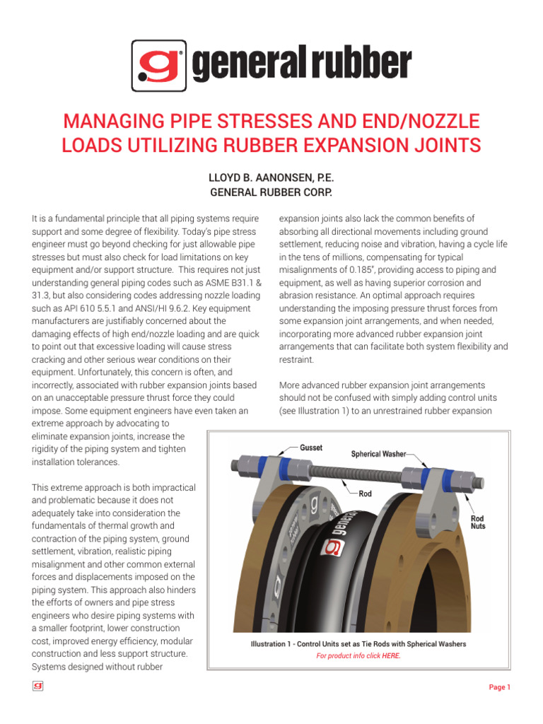 General Rubber Pumps Systems White Paper | PDF | Pipe (Fluid Conveyance ...