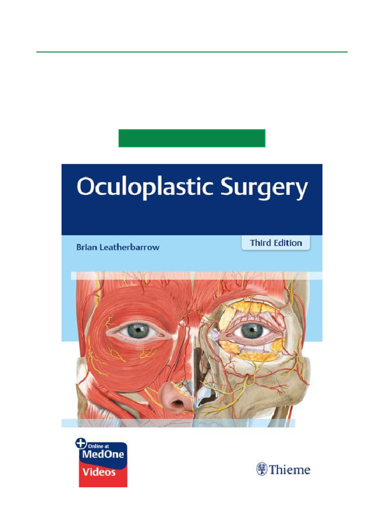 Most Downloaded Oculoplastic Surgery, 3rd Edition Updated Edition Download | PDF
