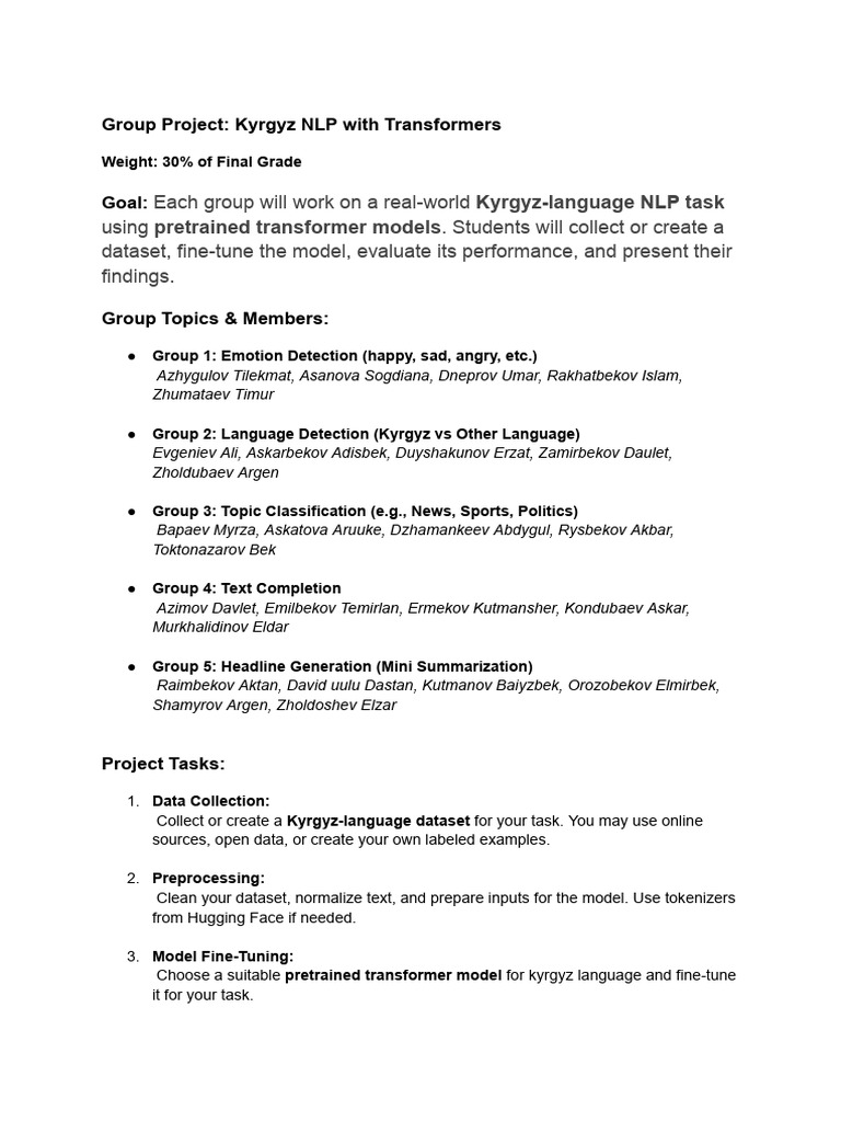 Group Project 2-1 | PDF