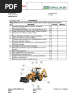 Telehandler Updated Daily Inspection Checklist | PDF