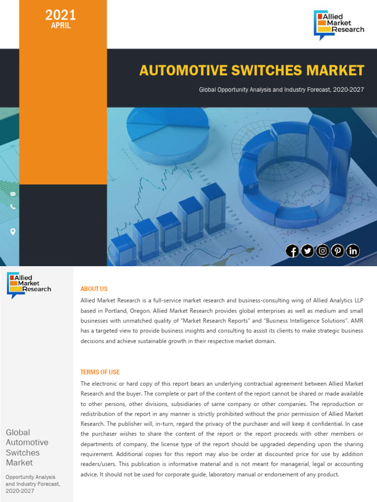 Global Automotive Switches Market 2020-2027 | PDF | License | Copyright