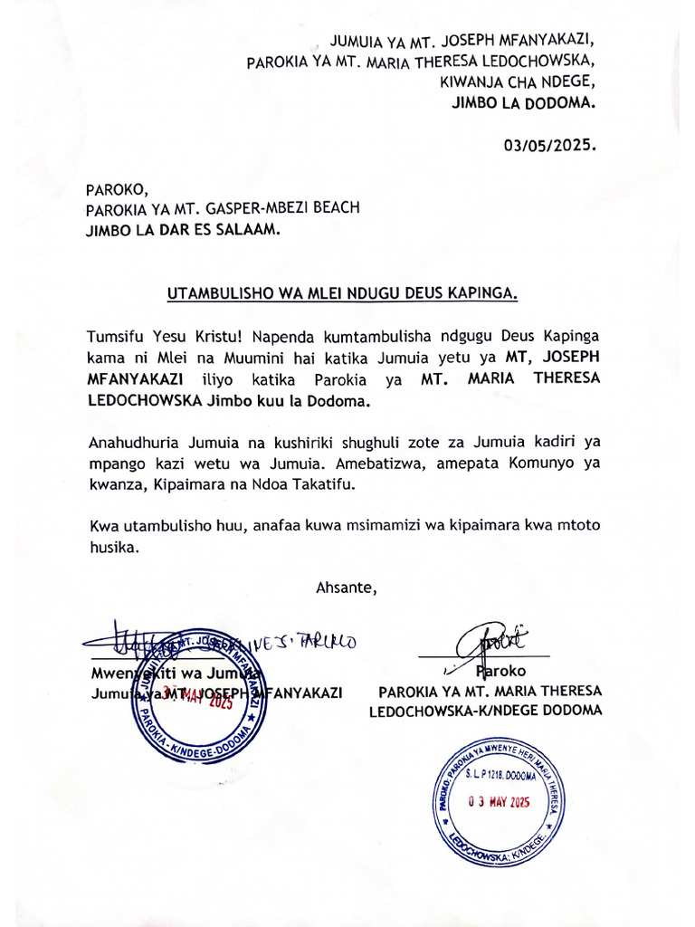 Utambulisho | PDF