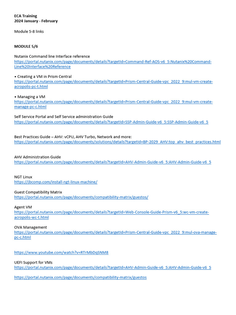 Nutanix AOS Compatibility Overview | PDF | Virtual Machine ...