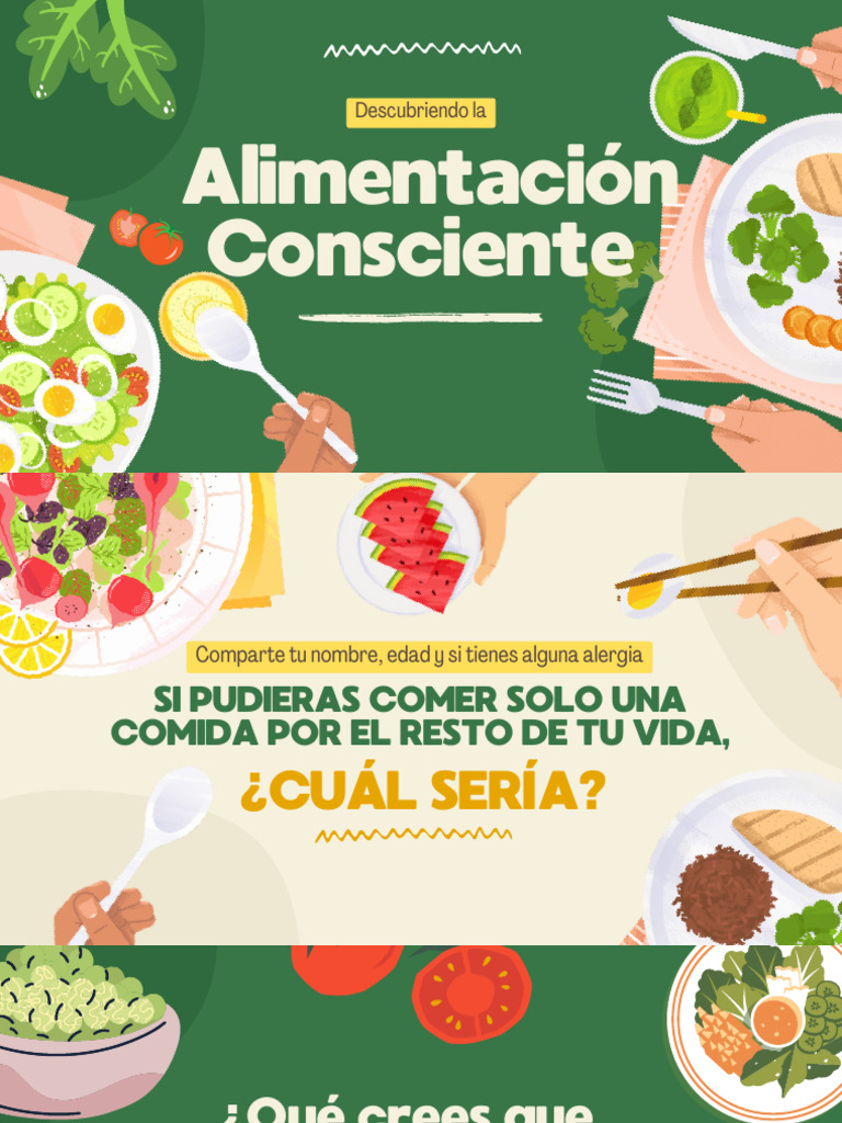 Alimentación Consciente y Saludable | PDF | Alimentos | Las emociones