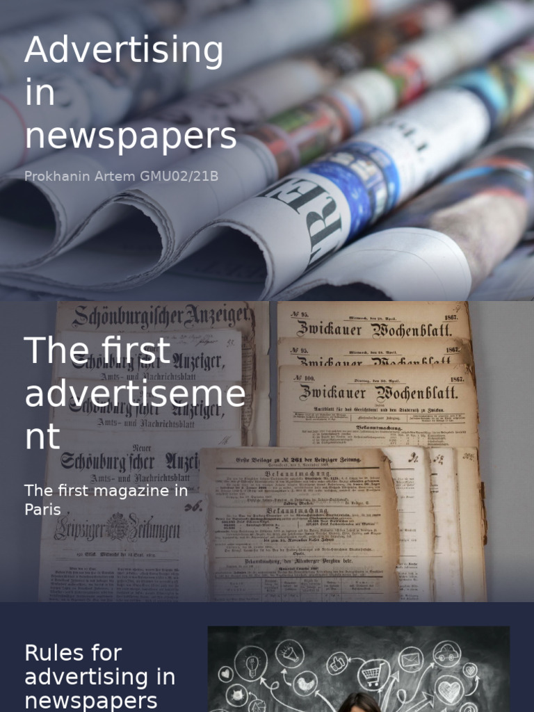 Advertising in Newspapers | PDF