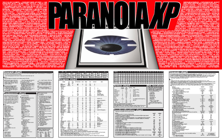 Paranoia XP - Gamemaster Screen (MGP6631) | PDF
