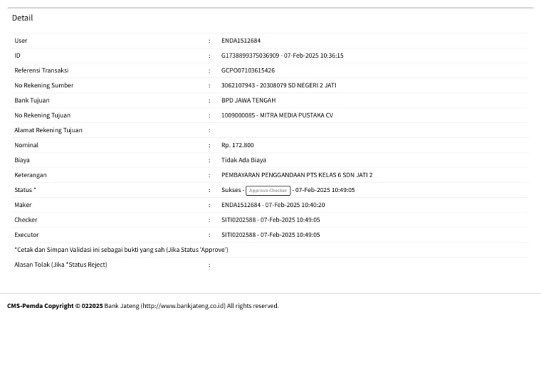 CMS - Pas - SDN Jati 2 - 12 Feb 2025 | PDF