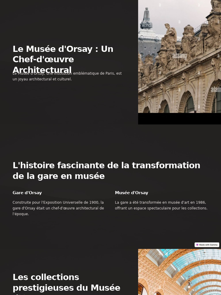 Musée d'Orsay : Chef-d'œuvre à Paris | PDF
