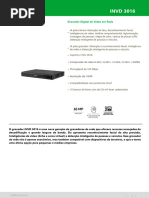Datasheet iNVD 3032 | PDF | HDMI | Endereço de IP