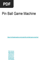 DIY Wooden Pinball Machine Guide | PDF