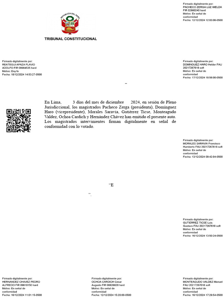 00002-2024-AI (Amicus Curiae 1) | PDF | Ley Pública | Gobierno