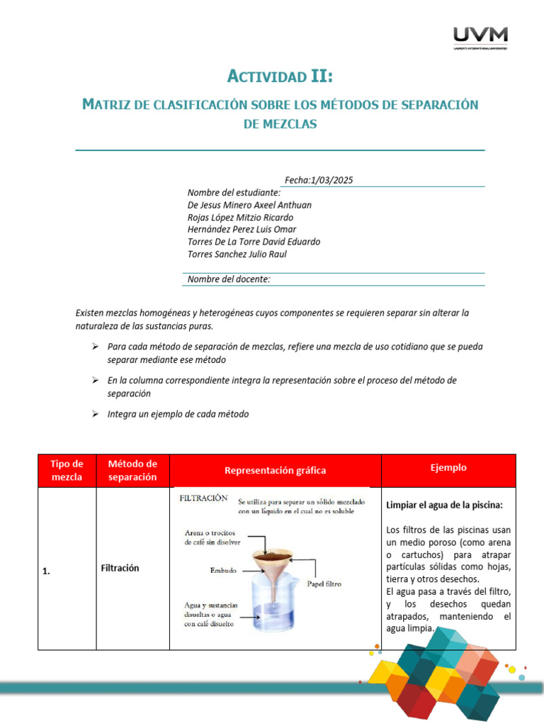 A2q Dett | PDF | Mezcla | Agua