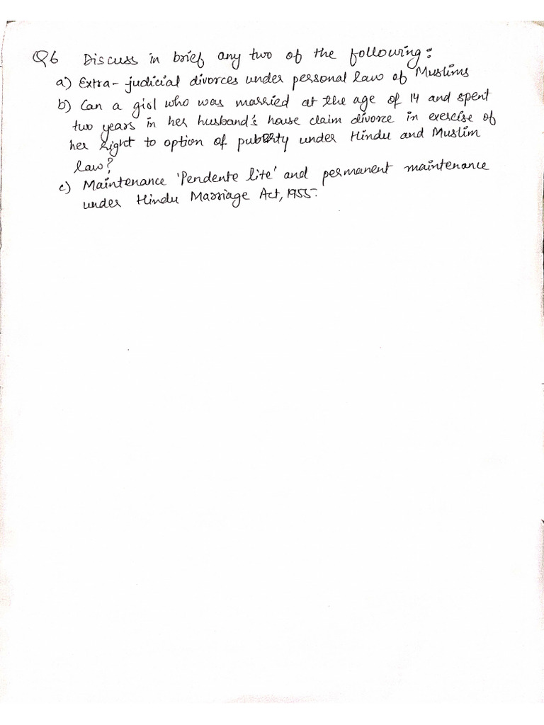 2015 Q6 Familylaw | PDF