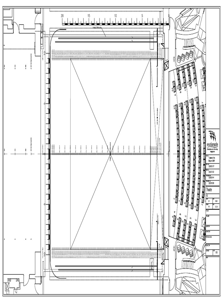 Esplanade Theatre Stage Plan | PDF