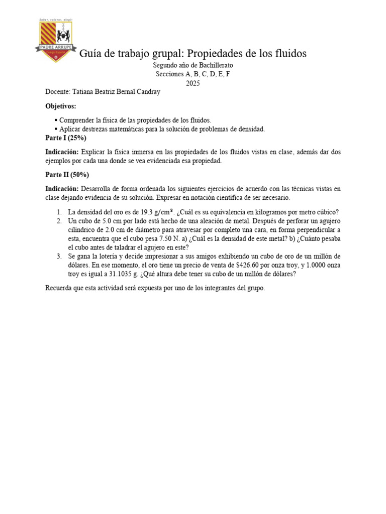 Guia de Trabajo Grupal | PDF