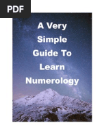 Numerology Worksheet PDF | PDF | Languages | Language Arts & Discipline
