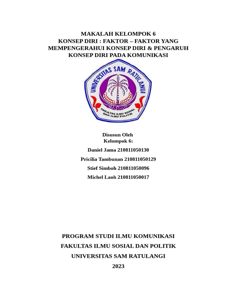 Kelompok 6 Psikologi Komunikasi (Revisi) | PDF