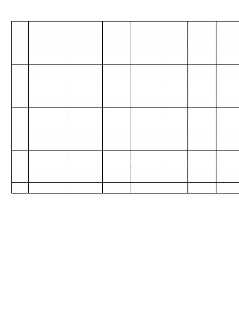 Nominal Muster Roll Form | PDF