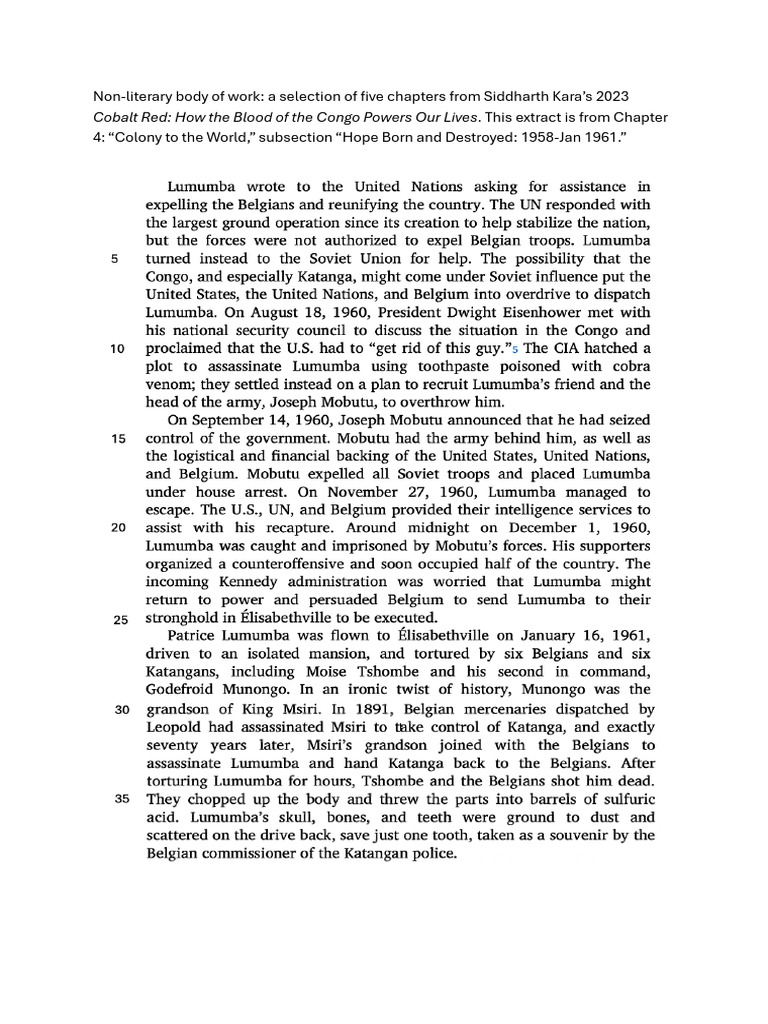 IO Practice Extracts - Kara - Kingsolver | PDF