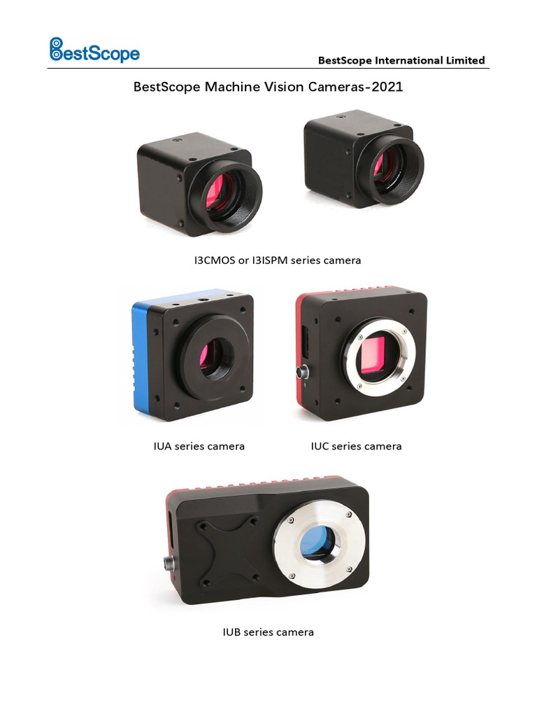 BestScope Machine Vision Camera-2021 | PDF | Image Resolution | Camera