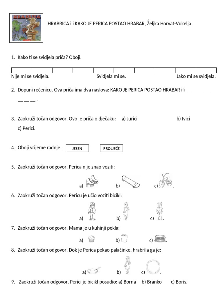 Hrabrica PRILAGOĐENO | PDF