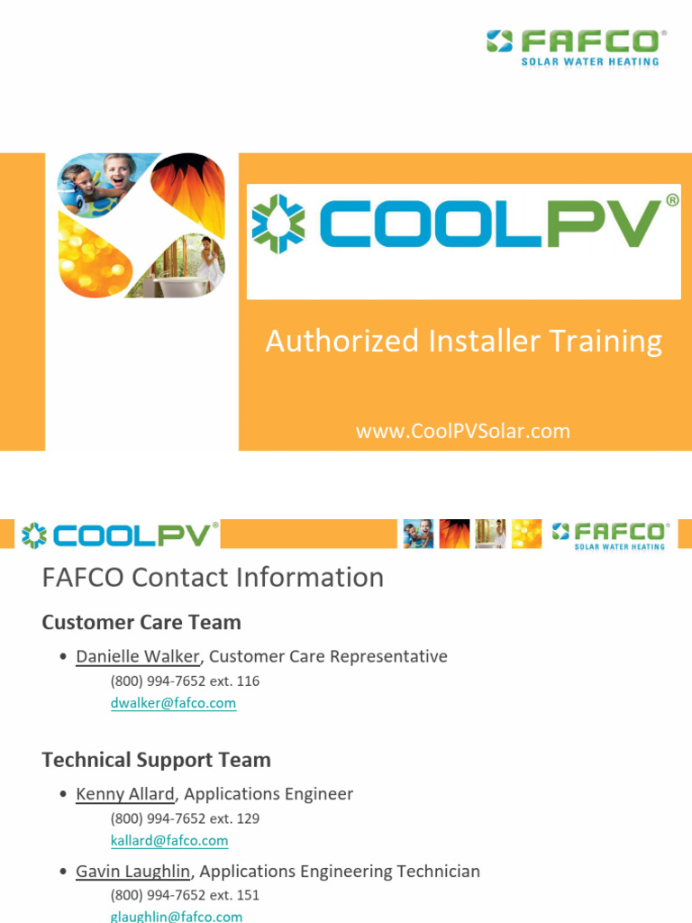 CoolPV Installer Training Overview | PDF | Valve | Plumbing