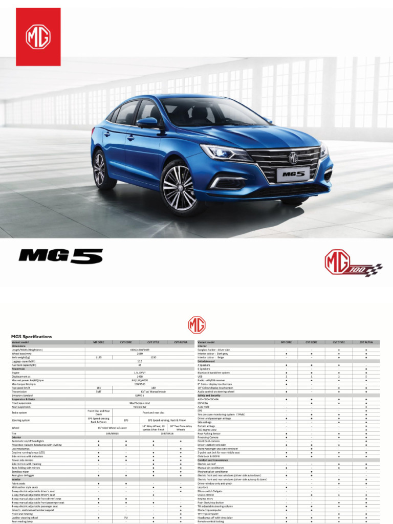 MG5 Digital Brochure | PDF