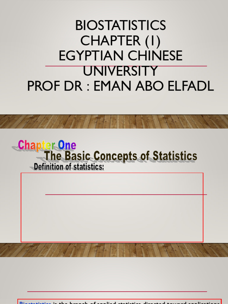 1-The Basic Concepts of Statistics | PDF | Sampling (Statistics) | Statistics
