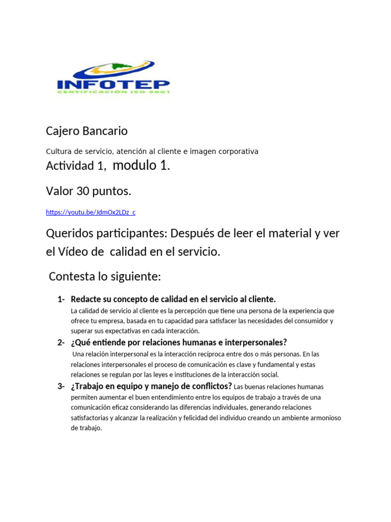 Estefania Garcia Infotep | PDF