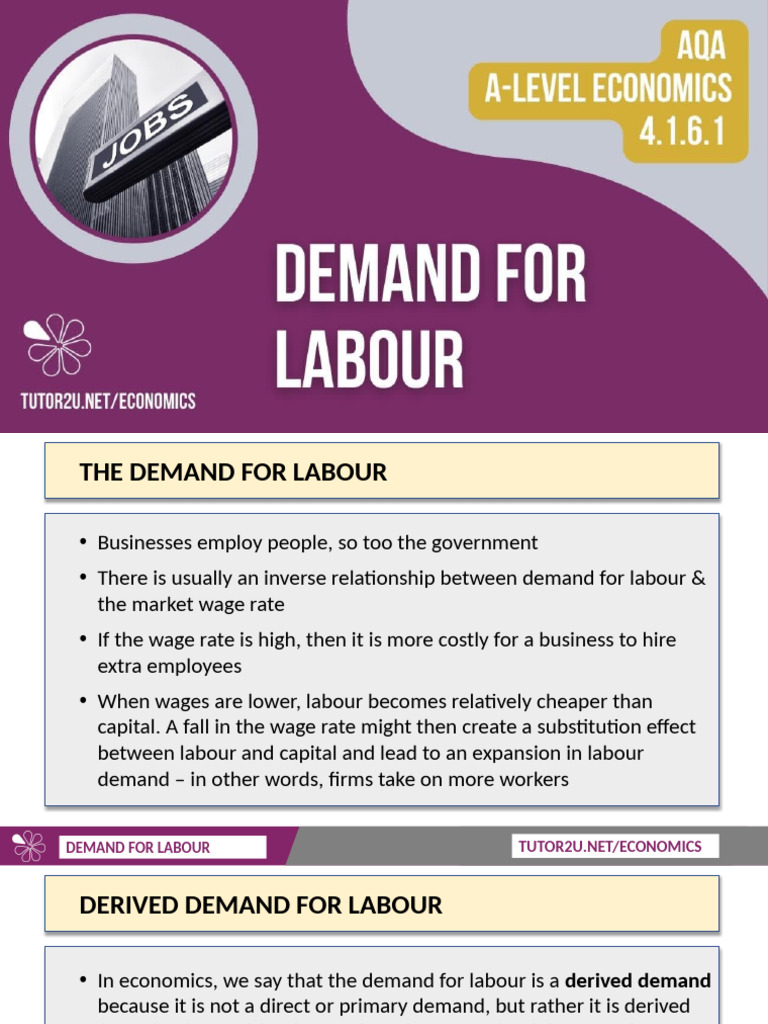 Understanding MRPL and Labor Demand | PDF | Labour Economics ...