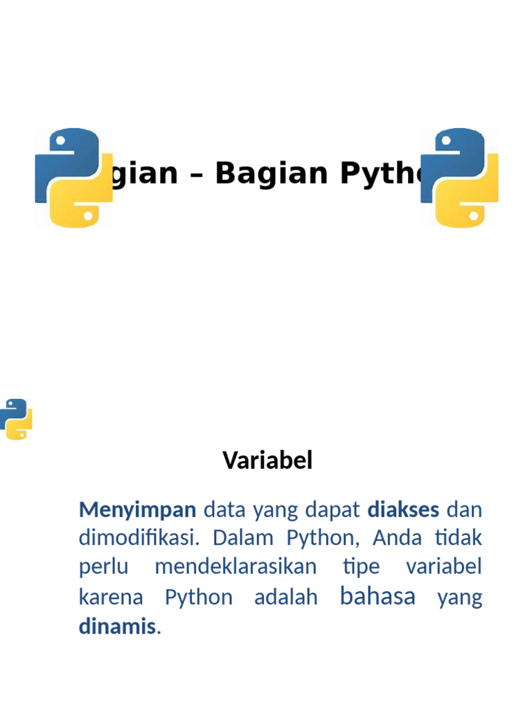 Bagian Bagian Python | PDF