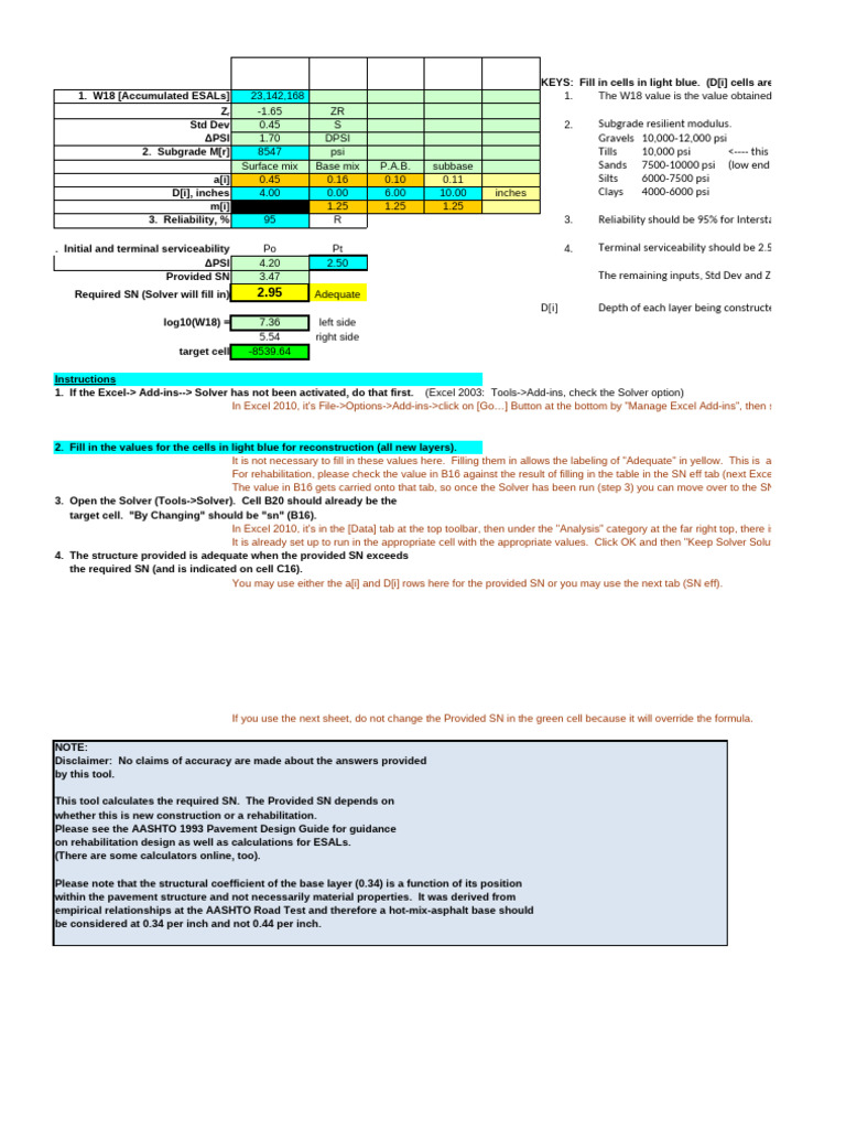 Flexible Pavement Design Tool (1) | PDF