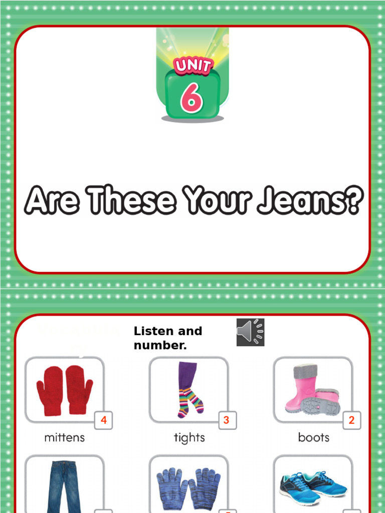Clothing Vocabulary and Activities Guide | PDF | Clothing | Fashion