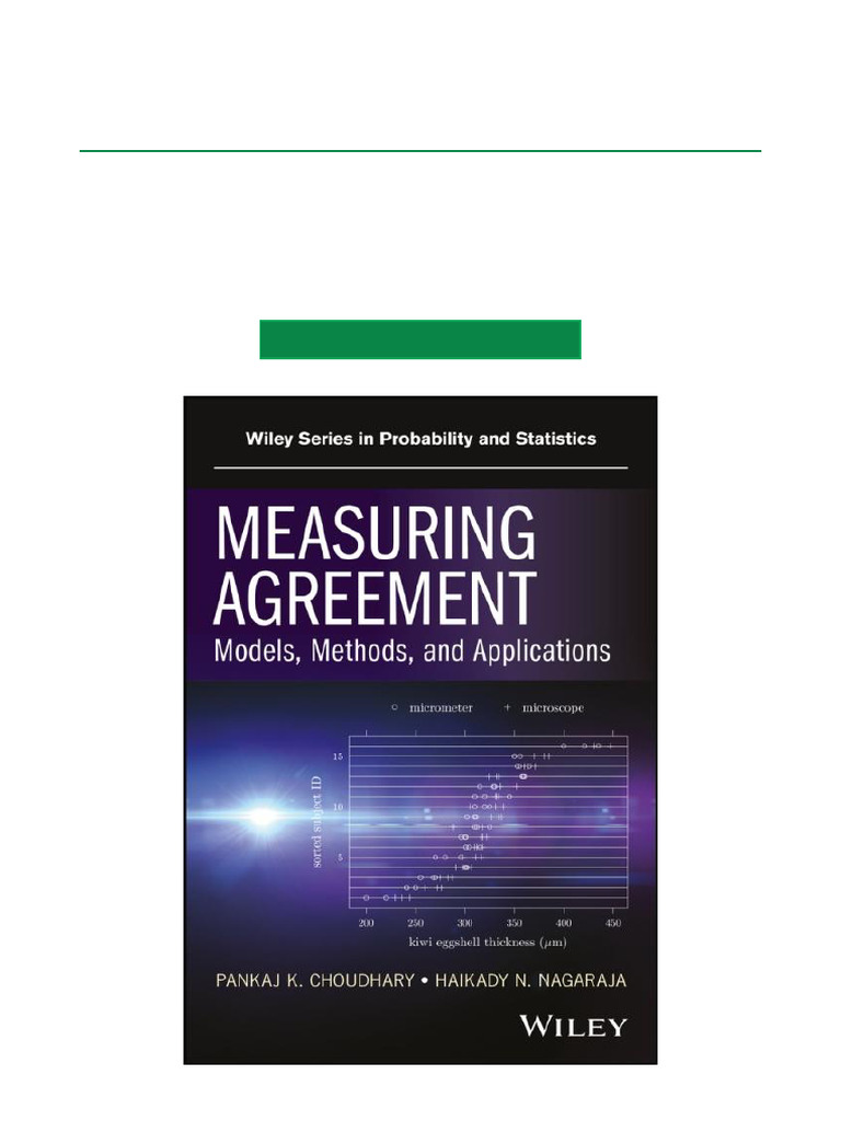 Limited Get Measuring Agreement Models, Methods, and Applications, 1st Edition Complete Digital ...