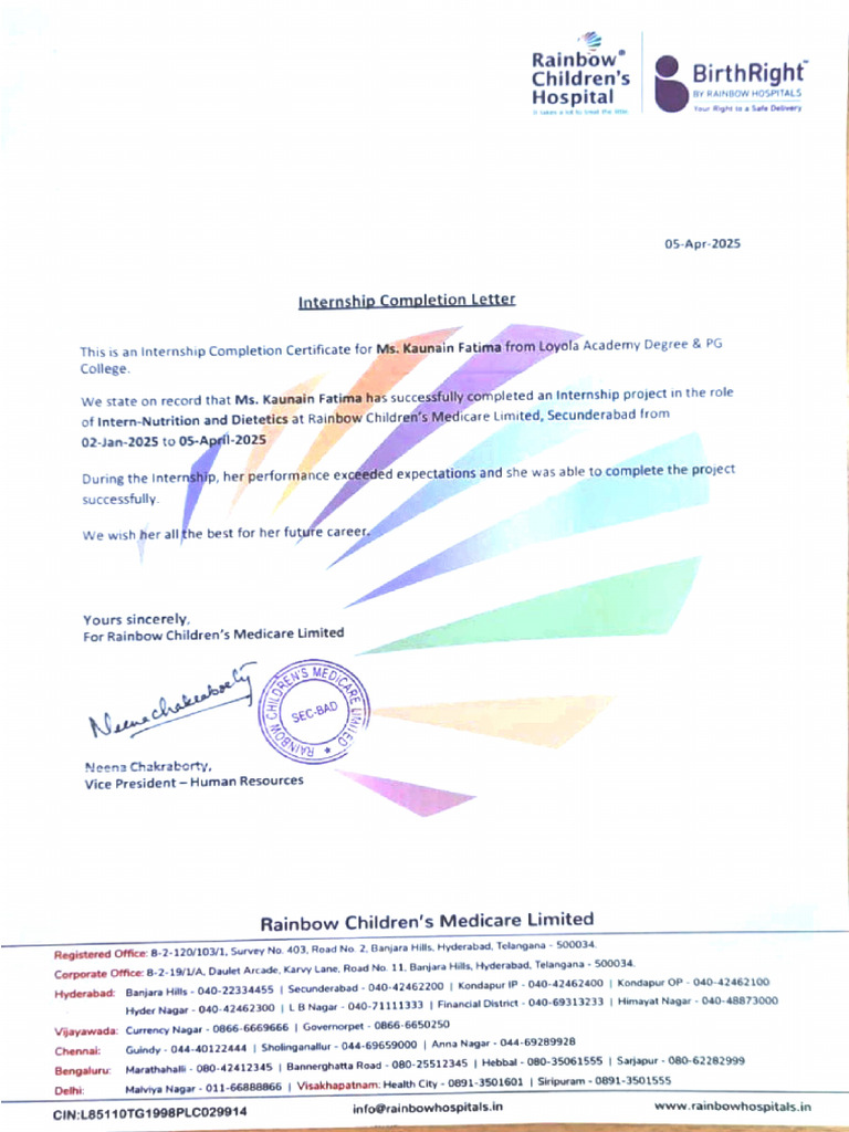 Rainbow Hospital | PDF