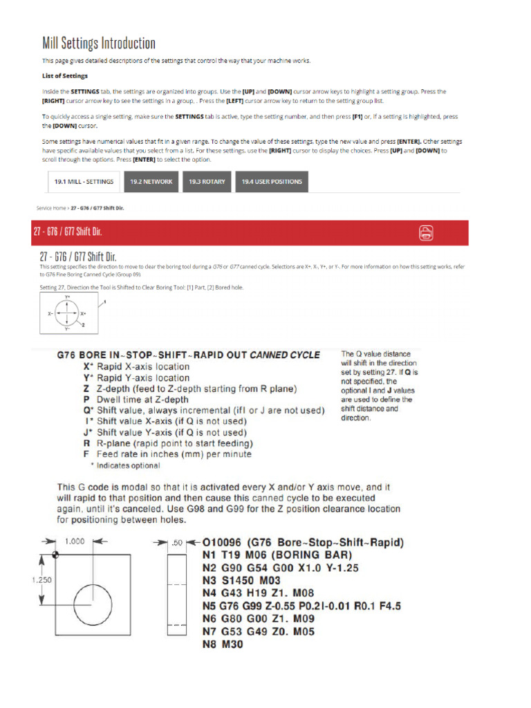 Haas Mill Spindle Orientaton | PDF