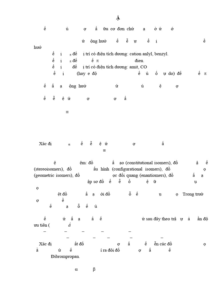 Bai Tap Ly Thuyet Hoa Huu Co | PDF