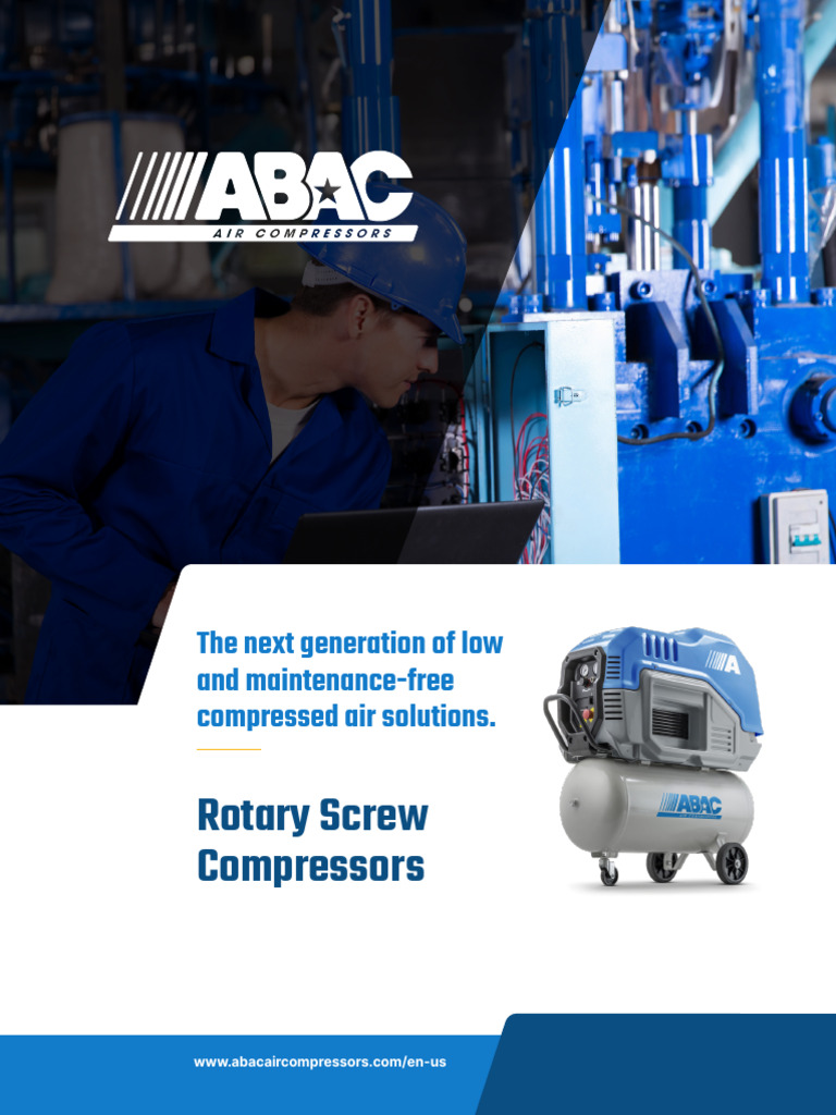 ABAC Rotary Screw Brochure | PDF | Mechanical Engineering